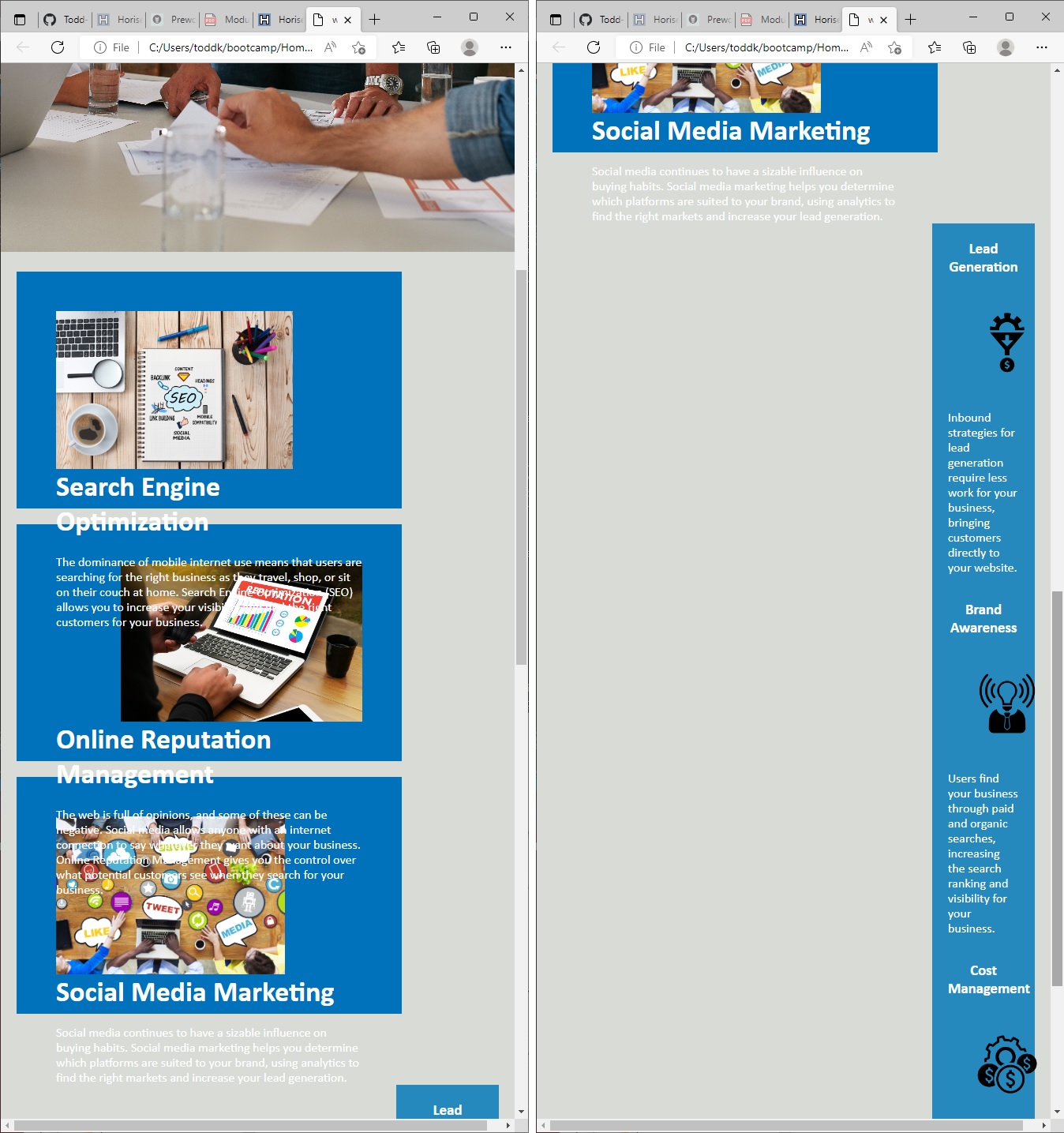 Readmehtml File For Coding Bootcamp Module 1 Challenge Assignment